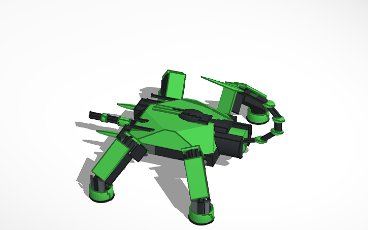 3D design tank - Tinkercad