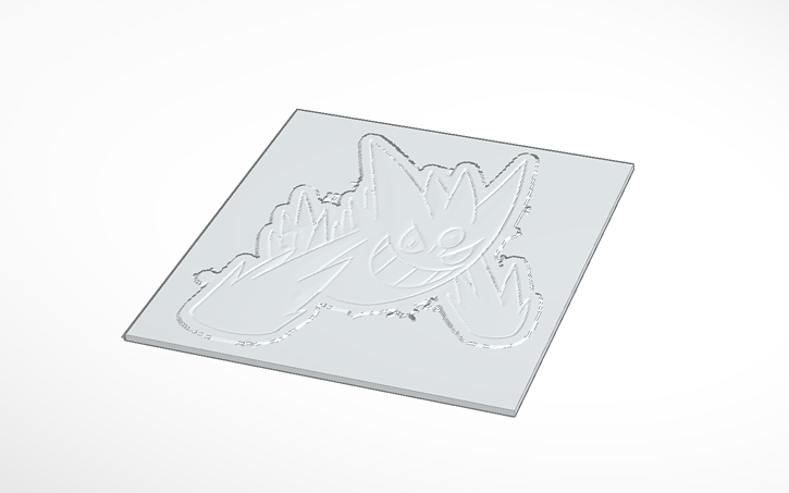 3D design Mega Gengar Board - Tinkercad