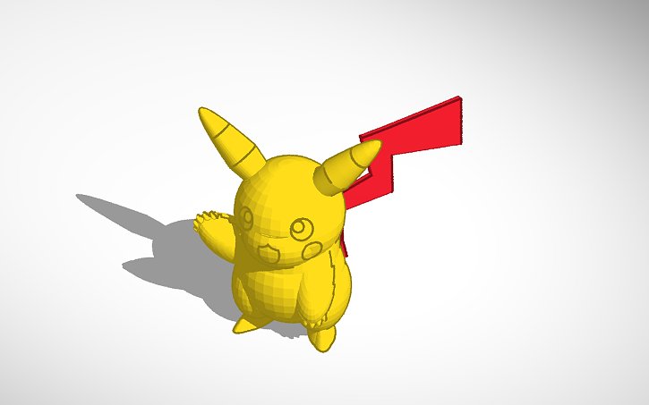 3D design pokemon - Tinkercad