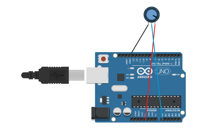 Circuit Design Potentiometer Potentiometer Tinkercad