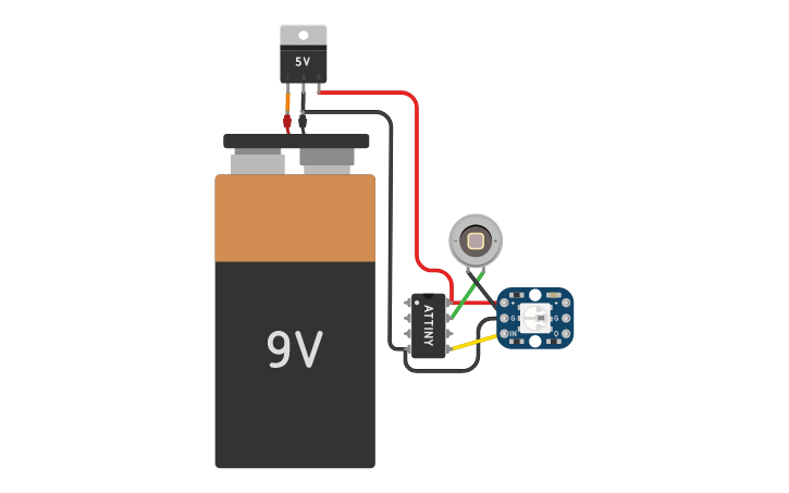 Circuit Design Attiny Led Blinker Tinkercad