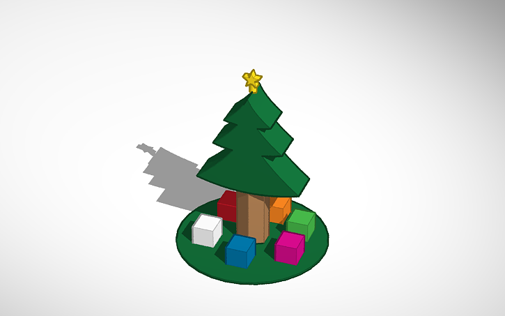 3D design Christmas Tree - Tinkercad