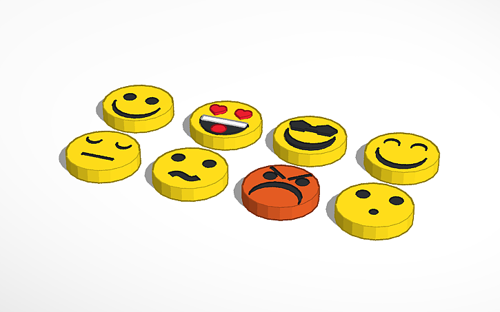 3D design EMOJİ - Tinkercad
