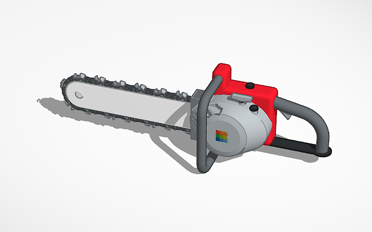 3d Design Chainsaw Tinkercad