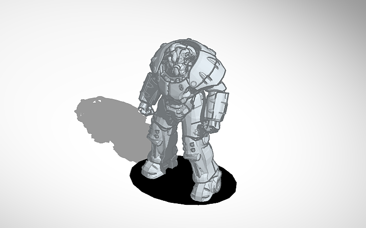 3D design Fallout 4 power armor stand | Tinkercad