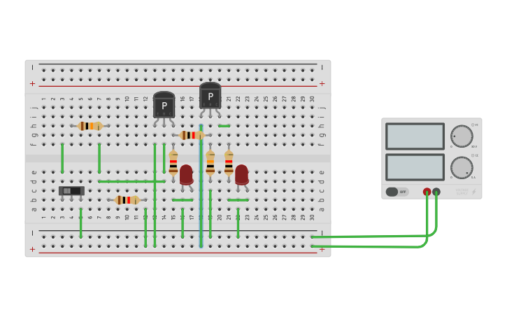 Circuit design Rangkaian UTS - Tinkercad