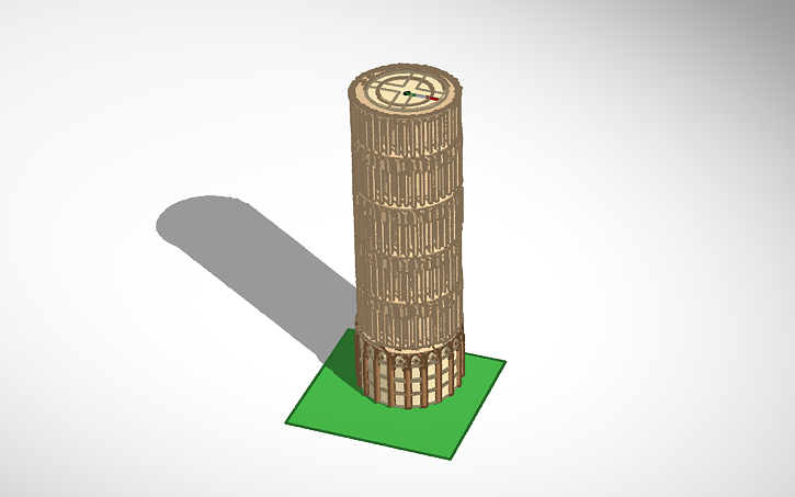 3D design tower - Tinkercad