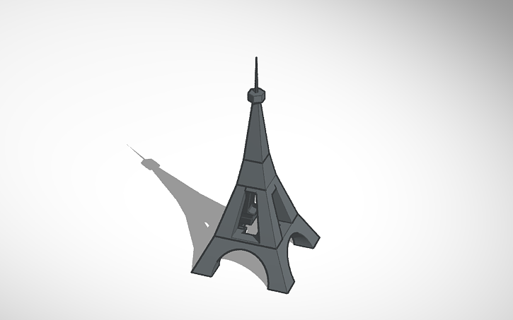 3D design Eifel Tower | Tinkercad