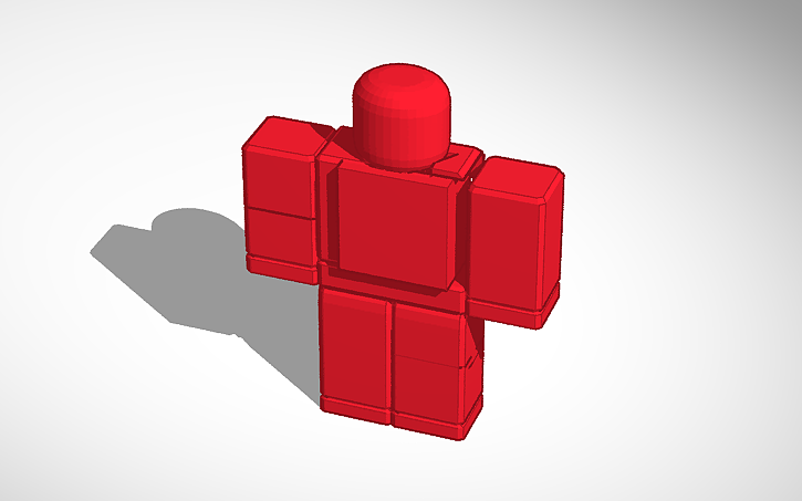 3D design Roblox character - Tinkercad