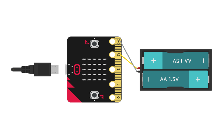 Circuit design Tarea # 02:Micro:bit - Tinkercad