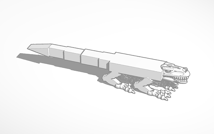 3D design SCP 682 | Tinkercad