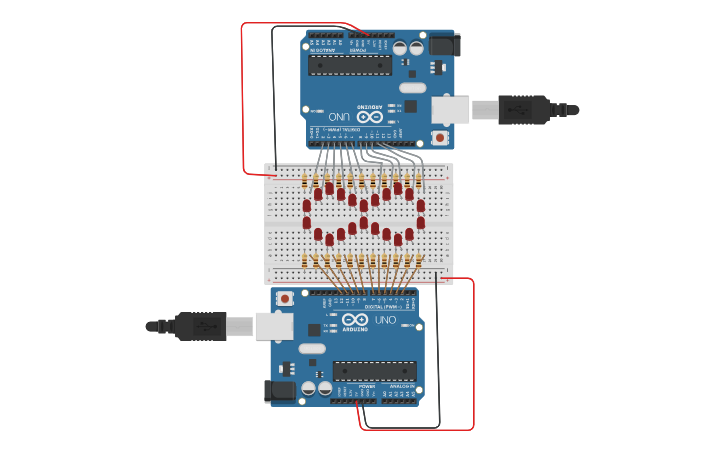 Circuit design Infinite glow up - Tinkercad