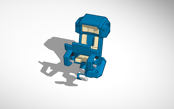 3D design 1/144 Scale Nu Gundam RX-93 Pilots Seat - Tinkercad