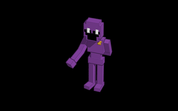 3D design Purple guy - Tinkercad