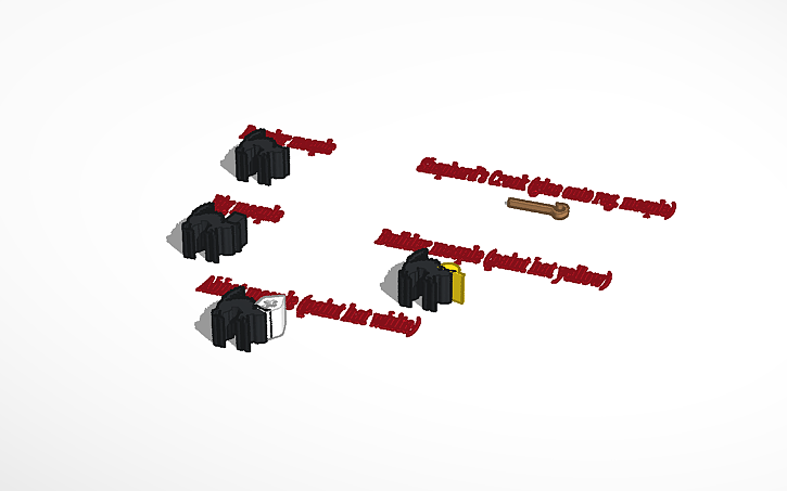 3D design Black Cat Meeple | Tinkercad