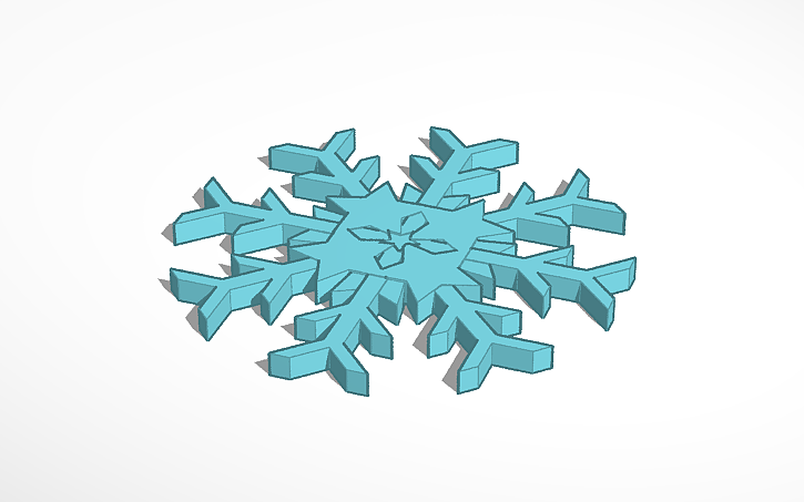 3D design Snowflake | Tinkercad