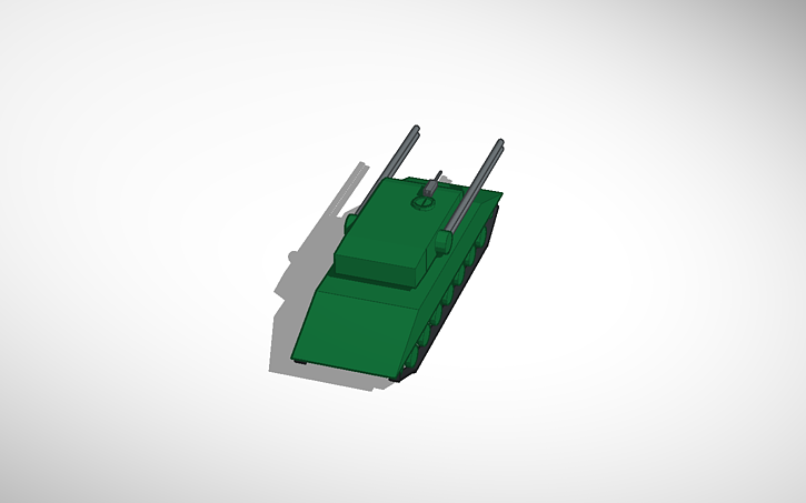 3D design Heavy AA tank | Tinkercad