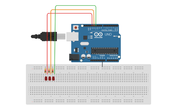 Circuit design P1 ACTIVIDAD 5 | Tinkercad