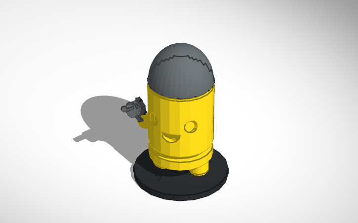 3D design Bullet Kin Figurine - Tinkercad