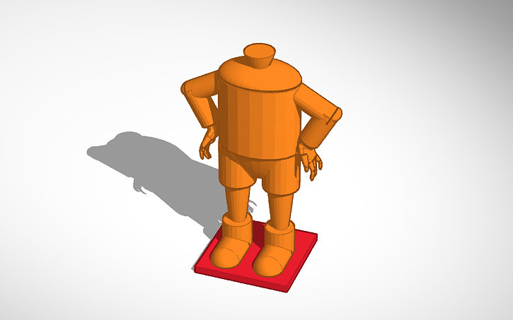 3D design Mariana F Bobblehead Body | Tinkercad