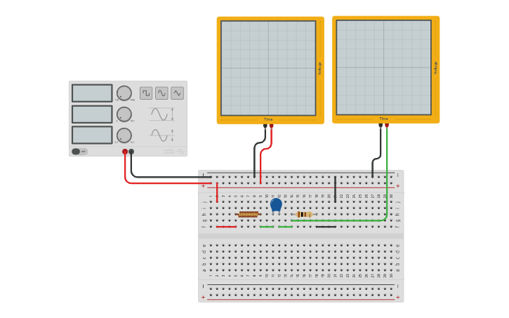 Circuit design Lab 09 - Exercício 4 | Tinkercad