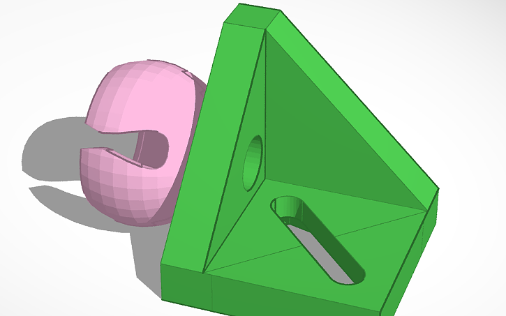 3D design Fan Mount L #Popcorn | Tinkercad