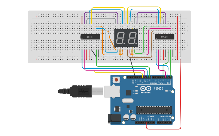 Circuit design Actividad 19 Simular contador digital de 0 a 99 con ...