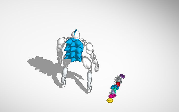 3D design Copy of Joints and Sockets Challenge buff snom - Tinkercad