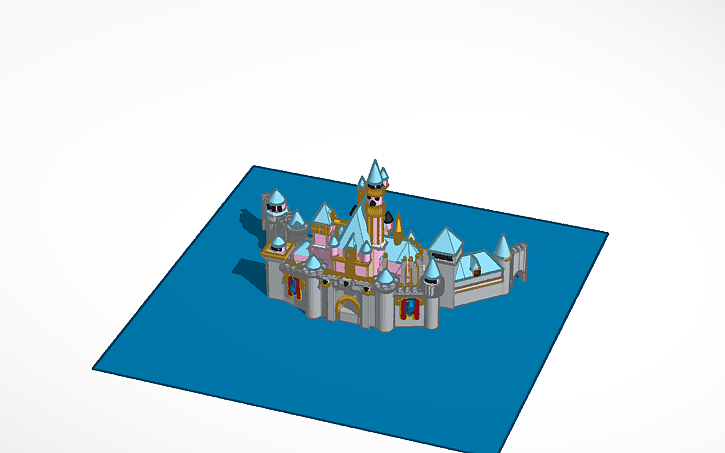 3D design Disneyland Castle July 17th 1955-Present | Tinkercad