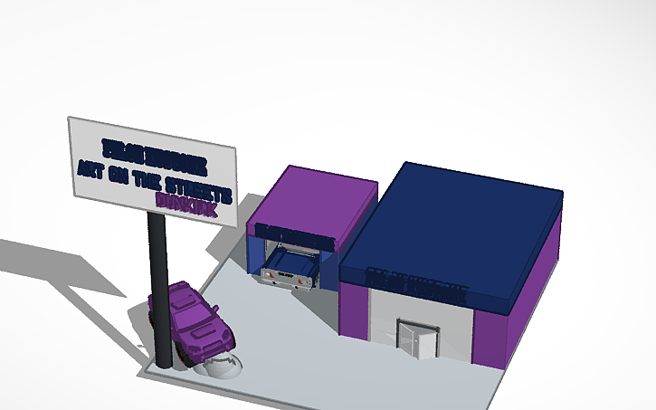 3D design Felon Kustomz Shop Dunkirk Location - Tinkercad