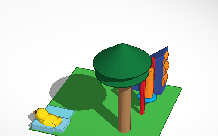 3D design Community Park - Tinkercad