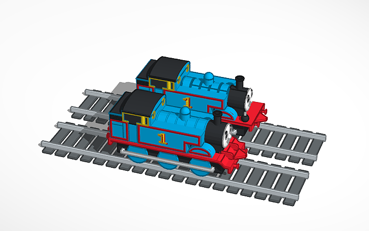 3D design ERTL & Mad Bomber Thomas The Tank Engine - Tinkercad
