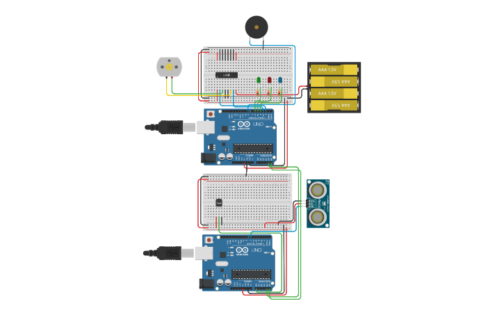 Circuit design I2c communication - Tinkercad