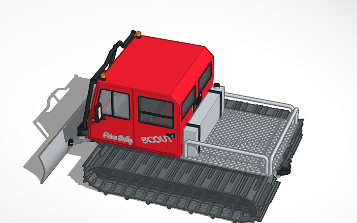 3D design Pisten Bully Scout | Tinkercad