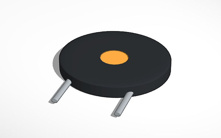 3d Design Piezo Tinkercad