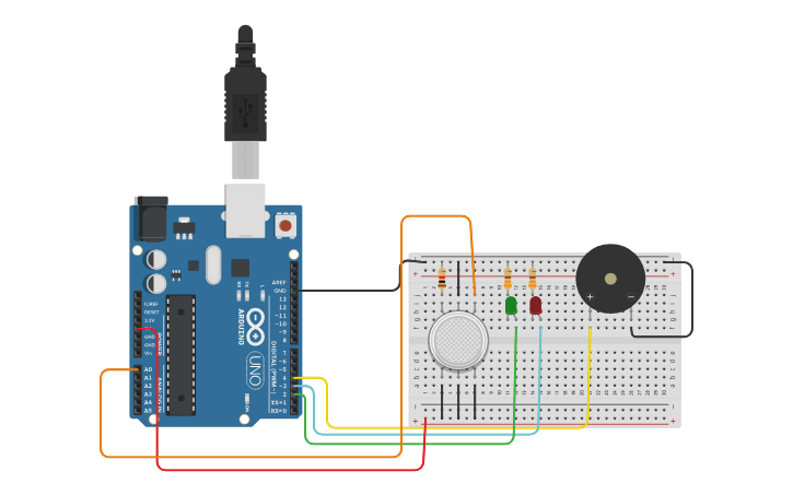 Circuit design JESUS ORTEGA ALCOHOLIMETRO - Tinkercad