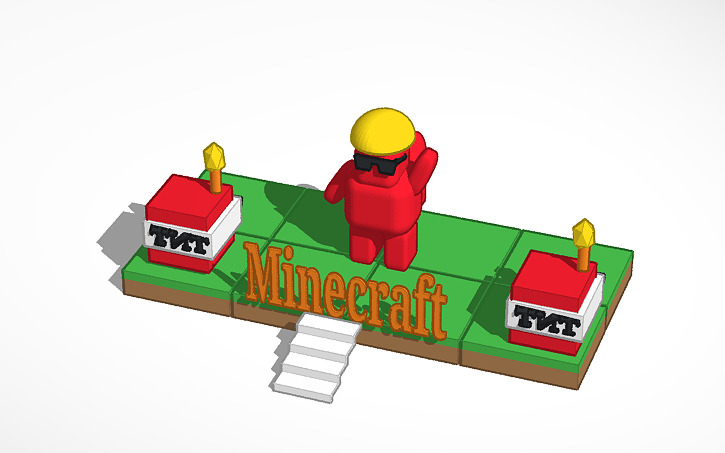 3D design Minecraft - Tinkercad