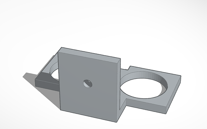 3D design HR-SR04 Holder - Tinkercad