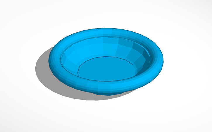 3D design Plate - Tinkercad
