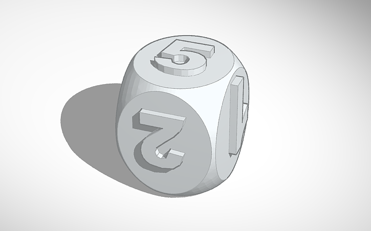 3D design noppa - Tinkercad