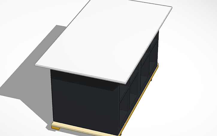 3D design Sewing Work Bench - Tinkercad