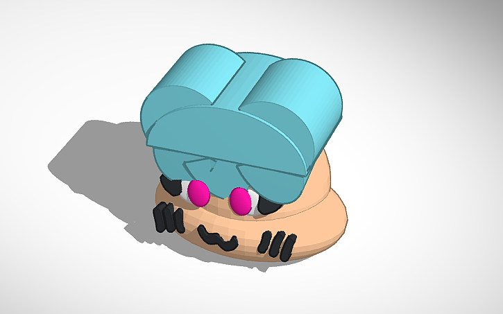 3D design fnf SKY head - Tinkercad