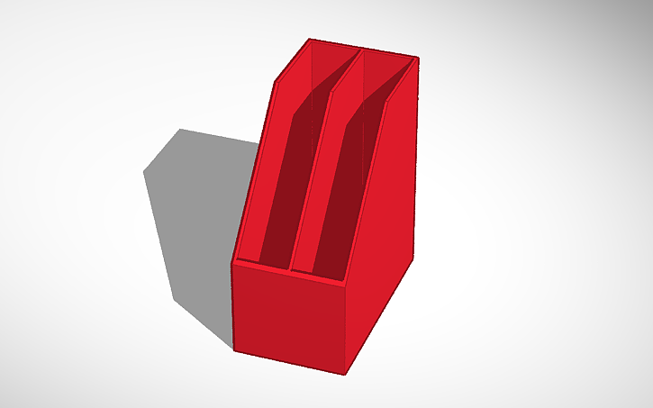 3D design Zine Box - Solid - Tinkercad