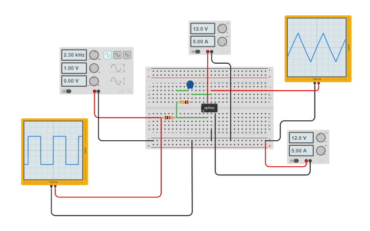 Circuit design Practical Voltage Integrator - Tinkercad