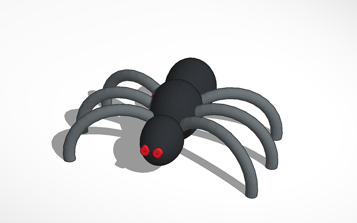 3D design SPIDER - Tinkercad
