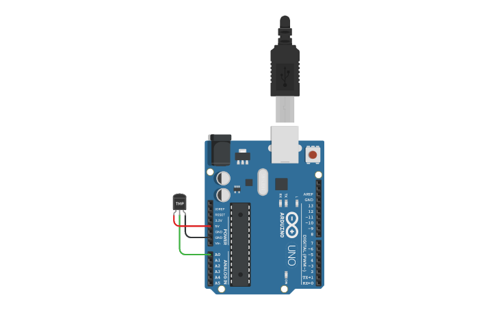 Circuit design INPUTS || TMP36 temperature sensor - Tinkercad Circuit design INPUTS || TMP36 temperature sensor - Tinkercad