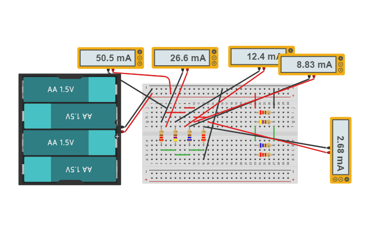 Circuit Design Taller Circuito Paralelo Tinkercad