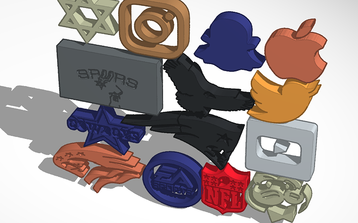 3D design logos - Tinkercad