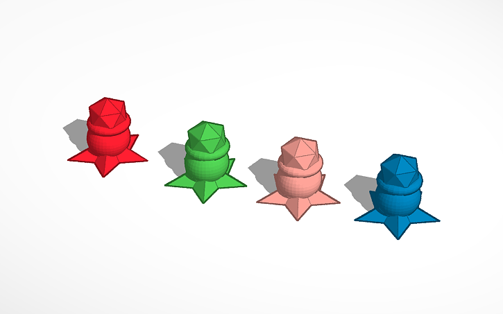 3D design game pieces | Tinkercad