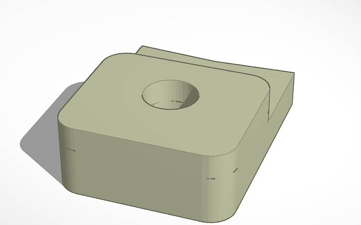 3D design clip - Tinkercad